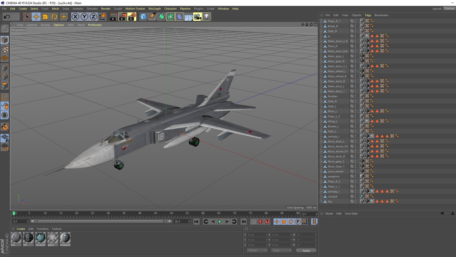 3D Su-24 M Fencer Model - TurboSquid 2183633