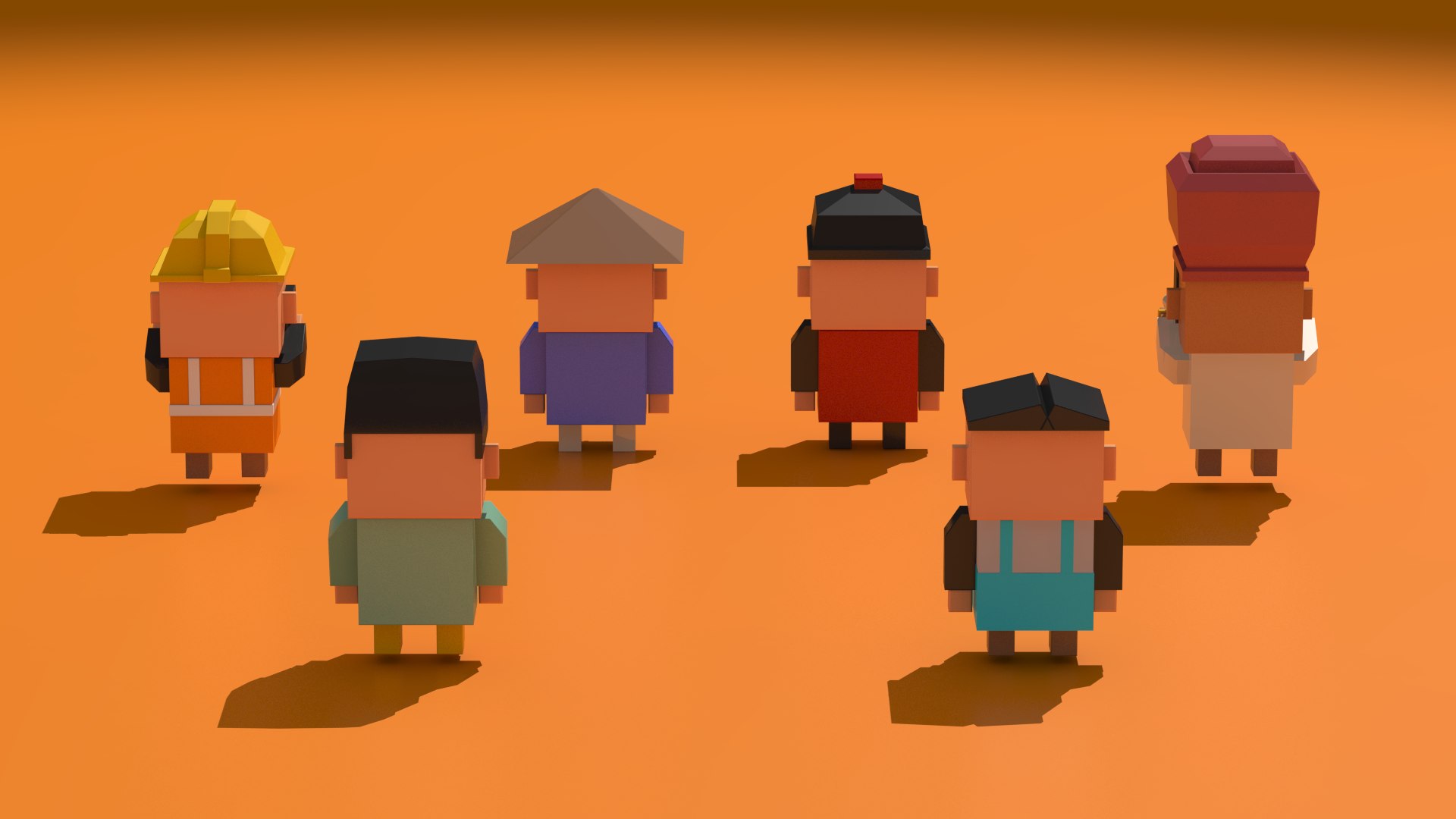 Low-poly Cartoon Character 3D model - TurboSquid 1865968