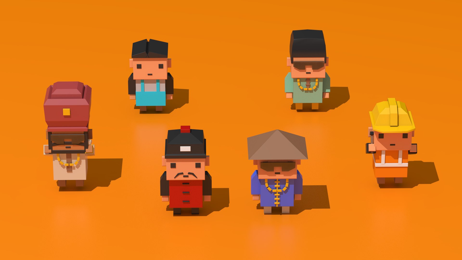 Low-poly Cartoon Character 3D model - TurboSquid 1865968