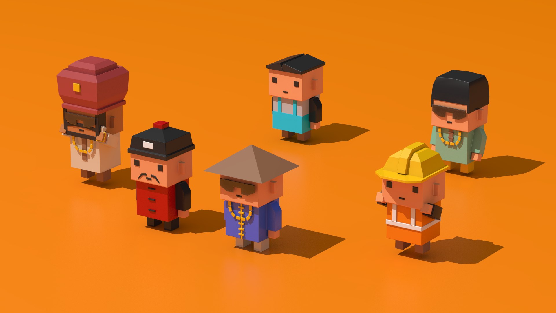 Low-poly Cartoon Character 3D model - TurboSquid 1865968