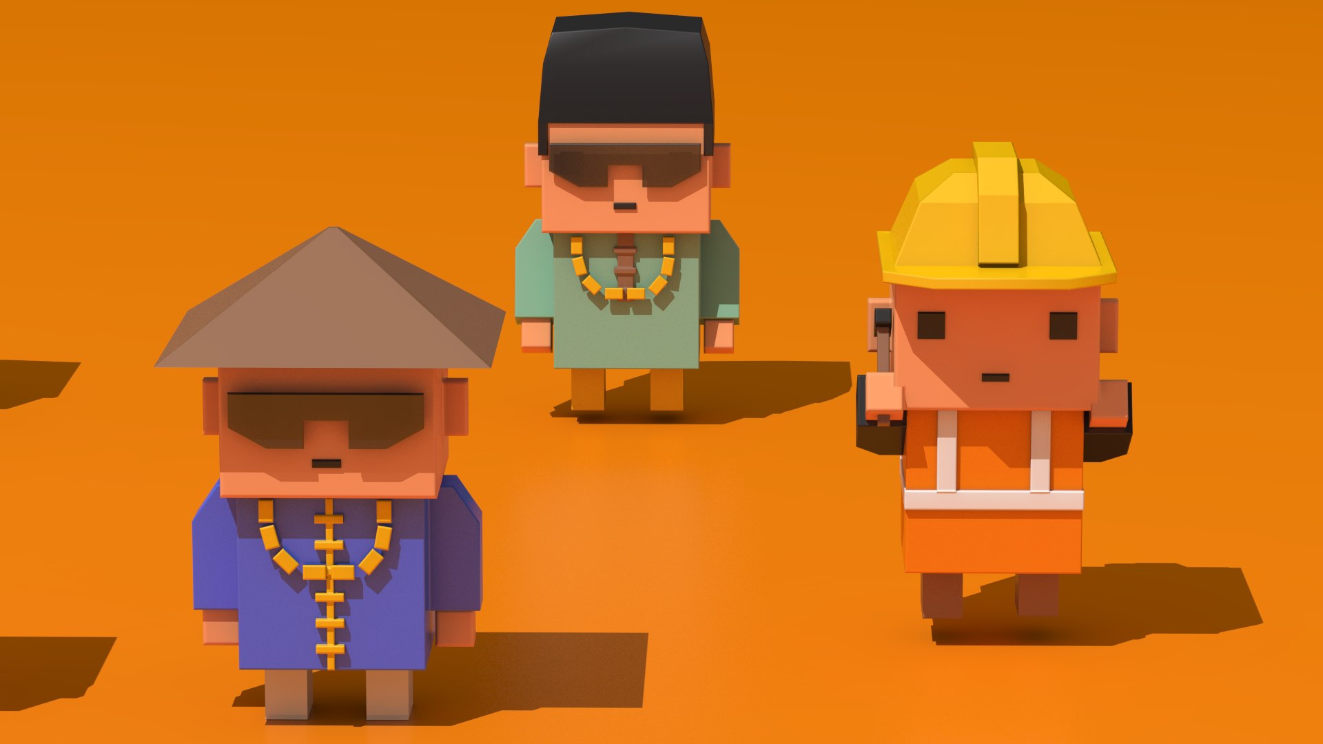 Low-poly Cartoon Character 3D model - TurboSquid 1865968