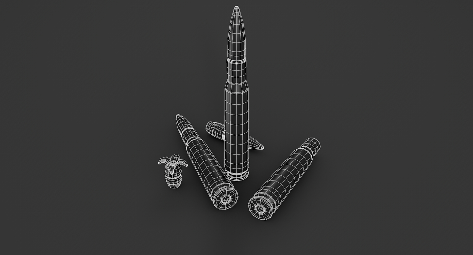 3D Cal 50 Cartridge Model - TurboSquid 1342260