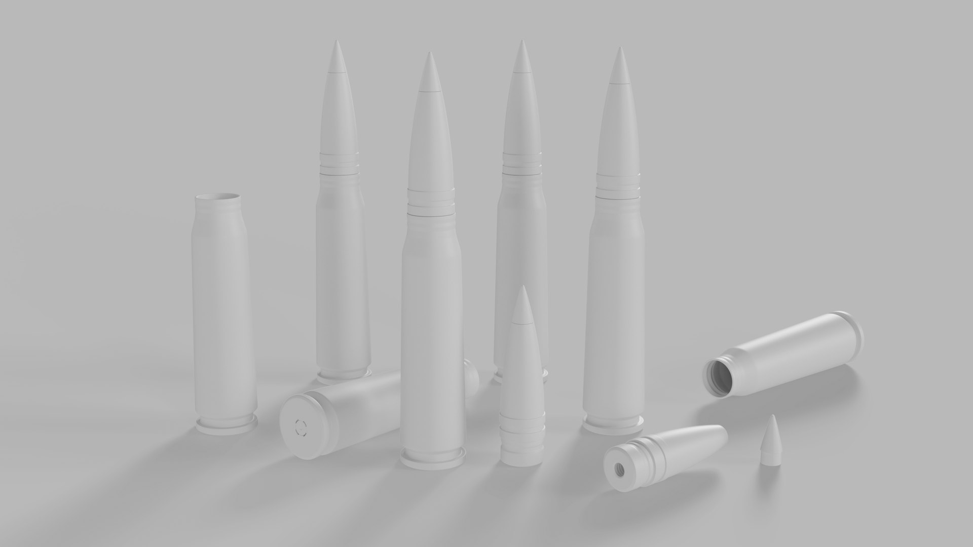 3D Cal 50 Cartridge Model - TurboSquid 1342260