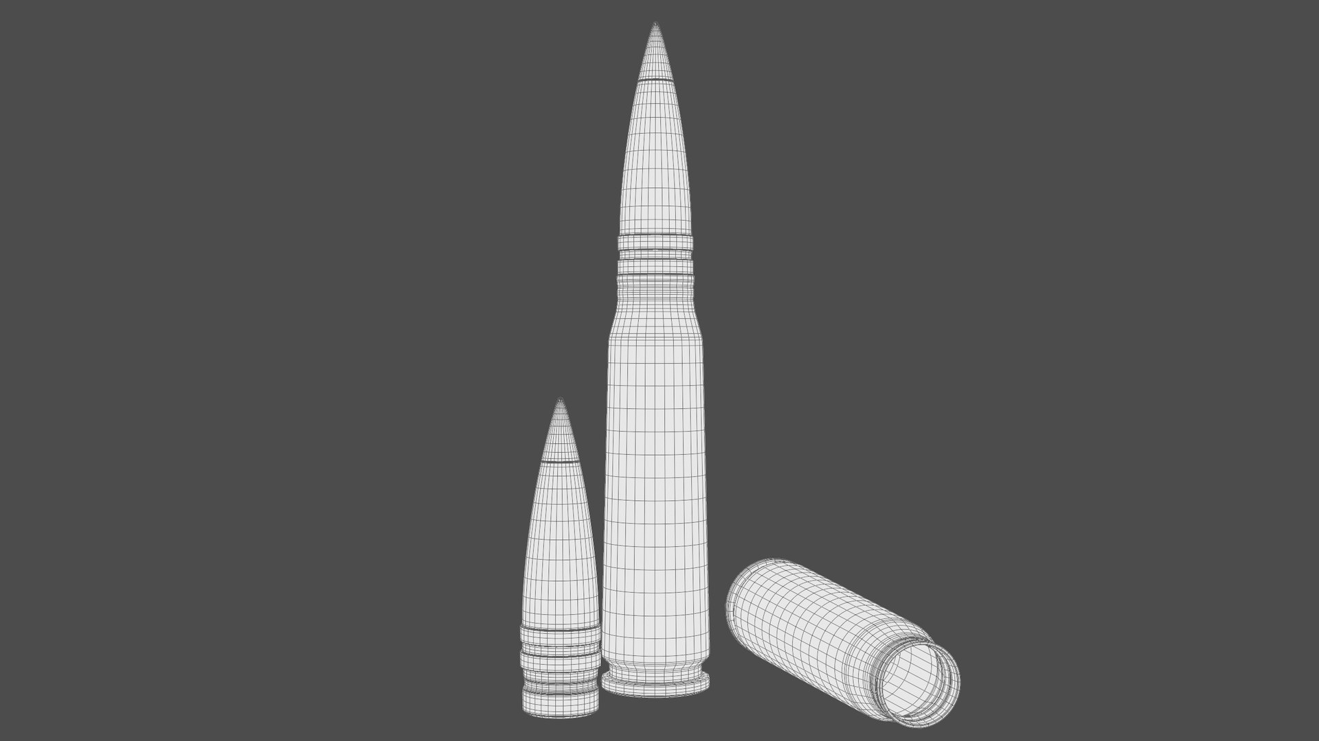 3D Cal 50 Cartridge Model - TurboSquid 1342260