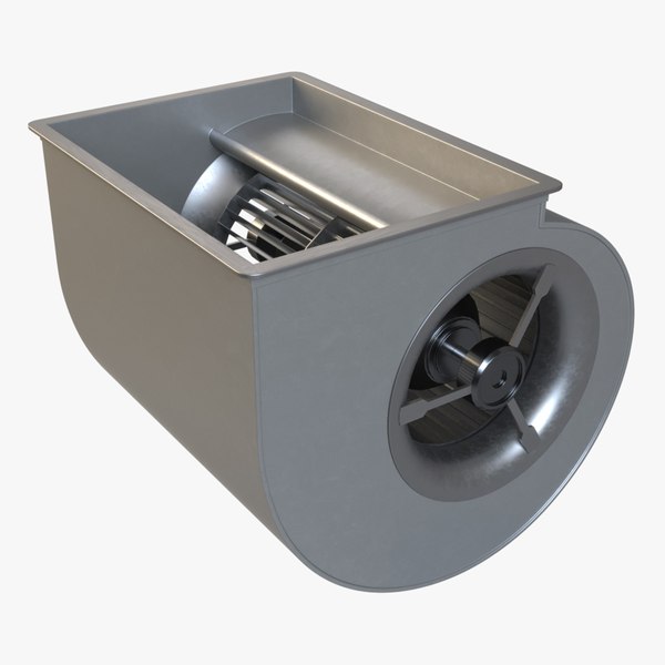 3D stair case pressurization fan - TurboSquid 1269535