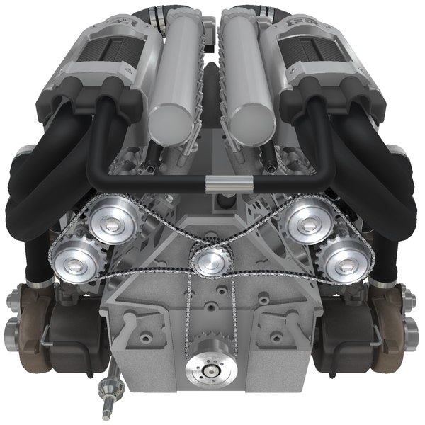 3D w16 engine bugatti veyron model - TurboSquid 1408771