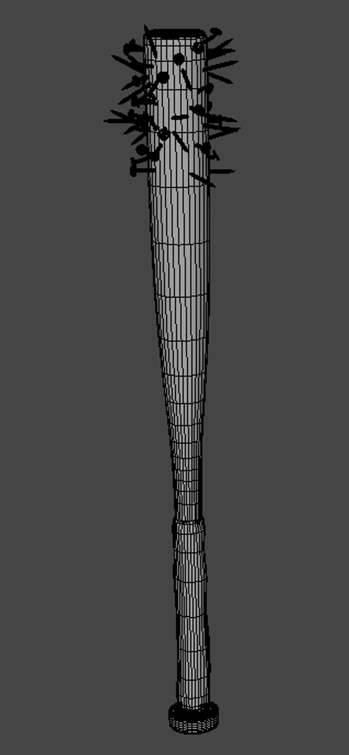 Weapon Nails Bat 3D - TurboSquid 1232196