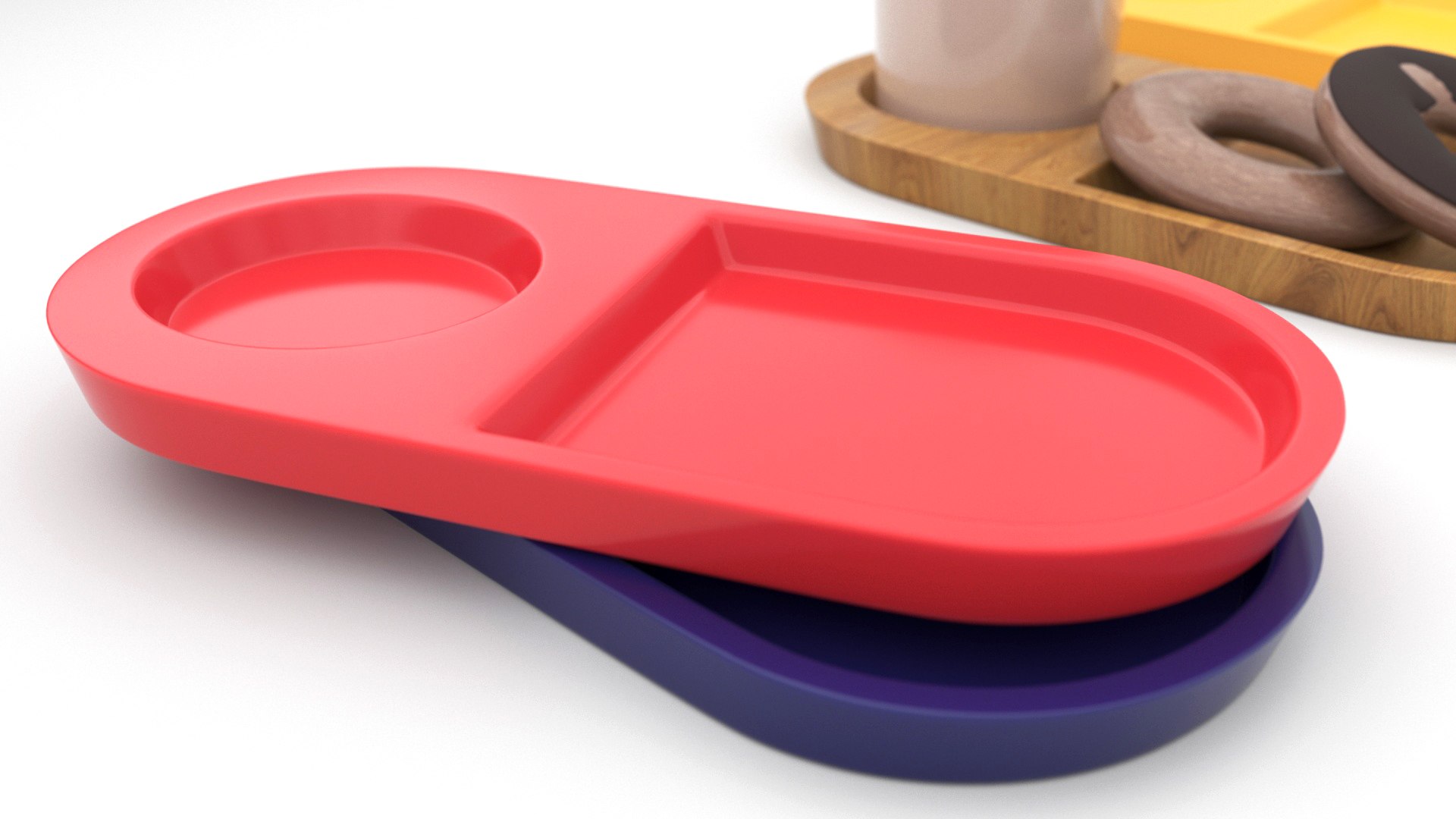 3D Breakfast Plate 01 model - TurboSquid 1932852