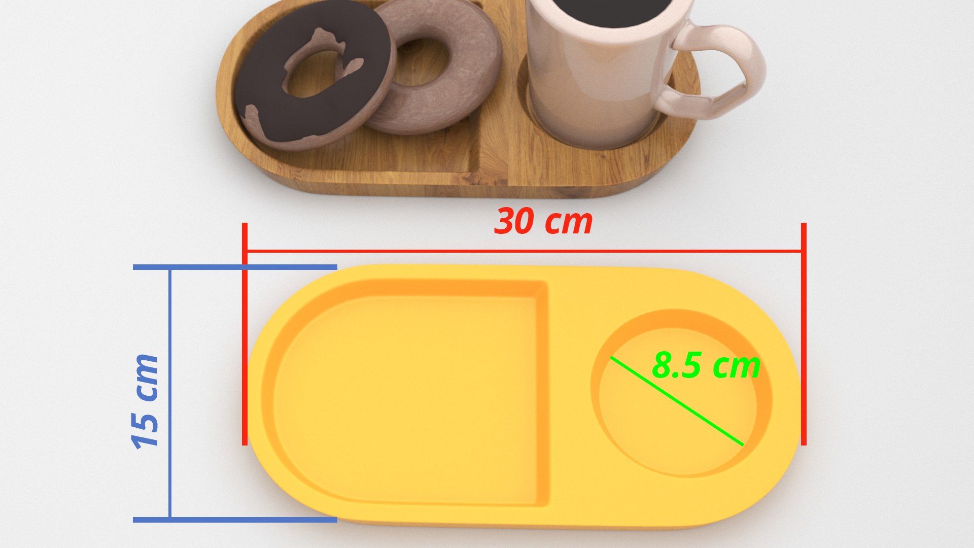 3D Breakfast Plate 01 model - TurboSquid 1932852