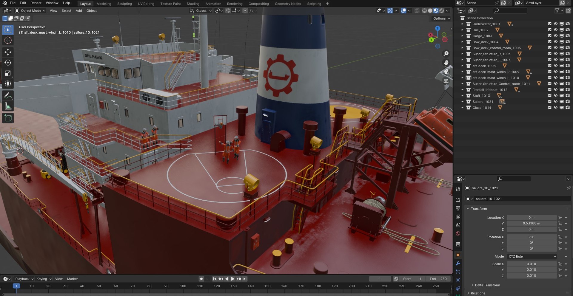 HeavyLoadCarrierMVHawk 3D Model - TurboSquid 2170939