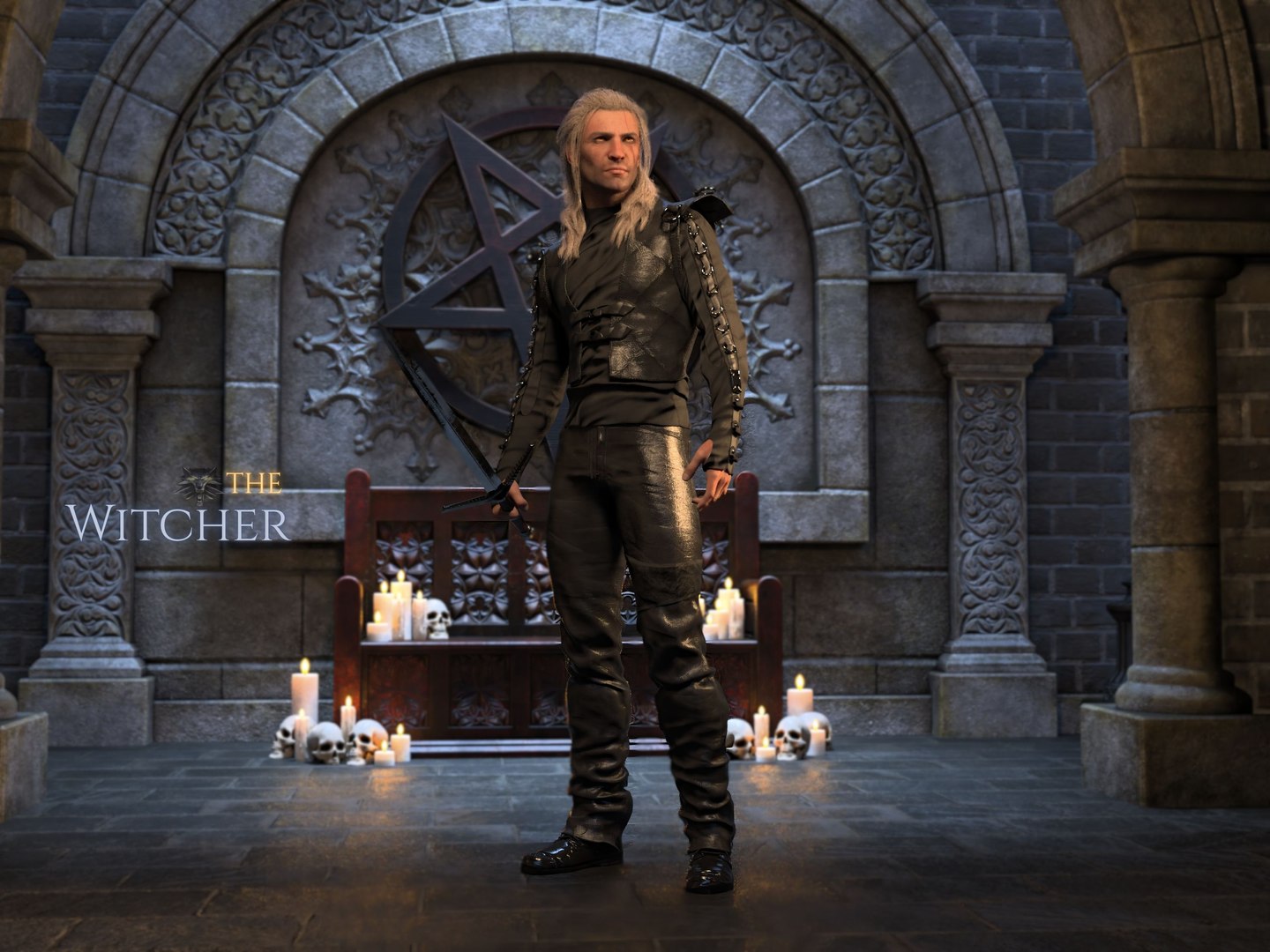 The Witcher Low-poly 3D Model 3D - TurboSquid 2488879