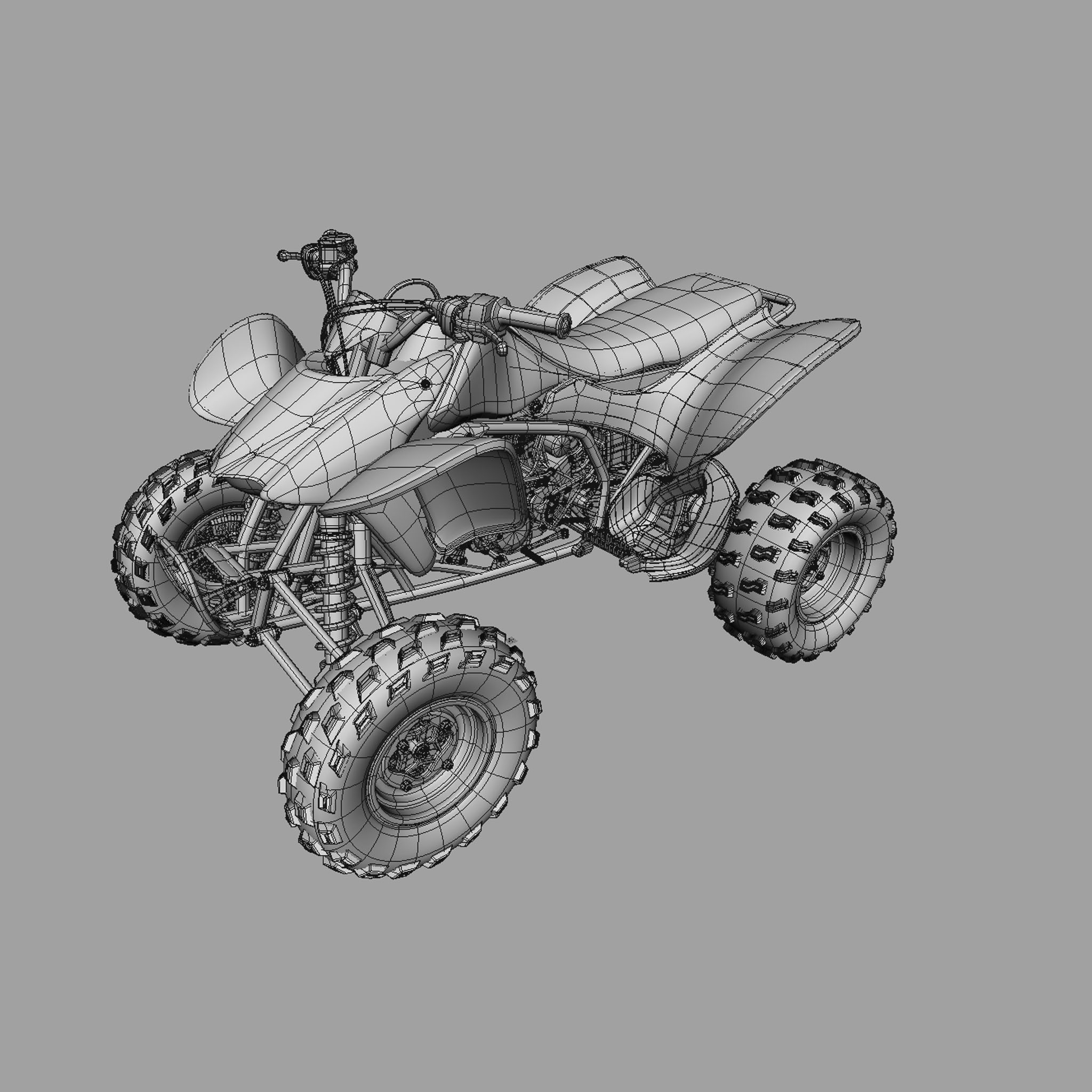 quadricycle atv 3d max
