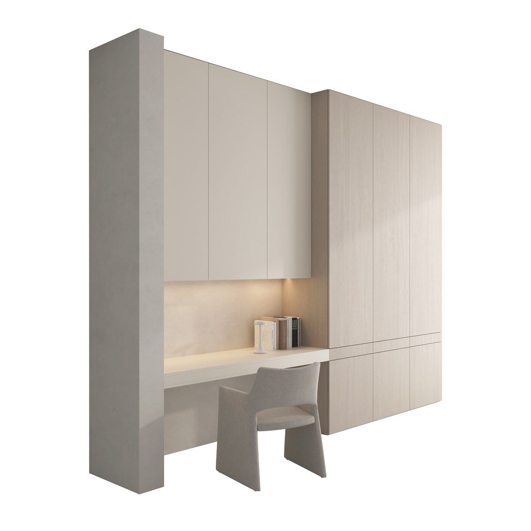 Workplace set 05 3D - TurboSquid 2097607