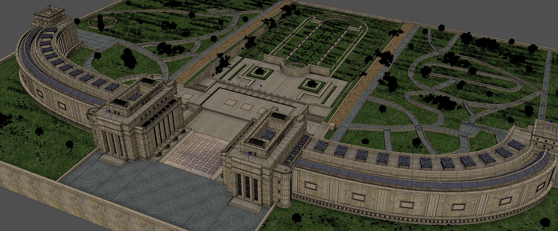 Palais De Chaillot 3D Model - TurboSquid 2344888