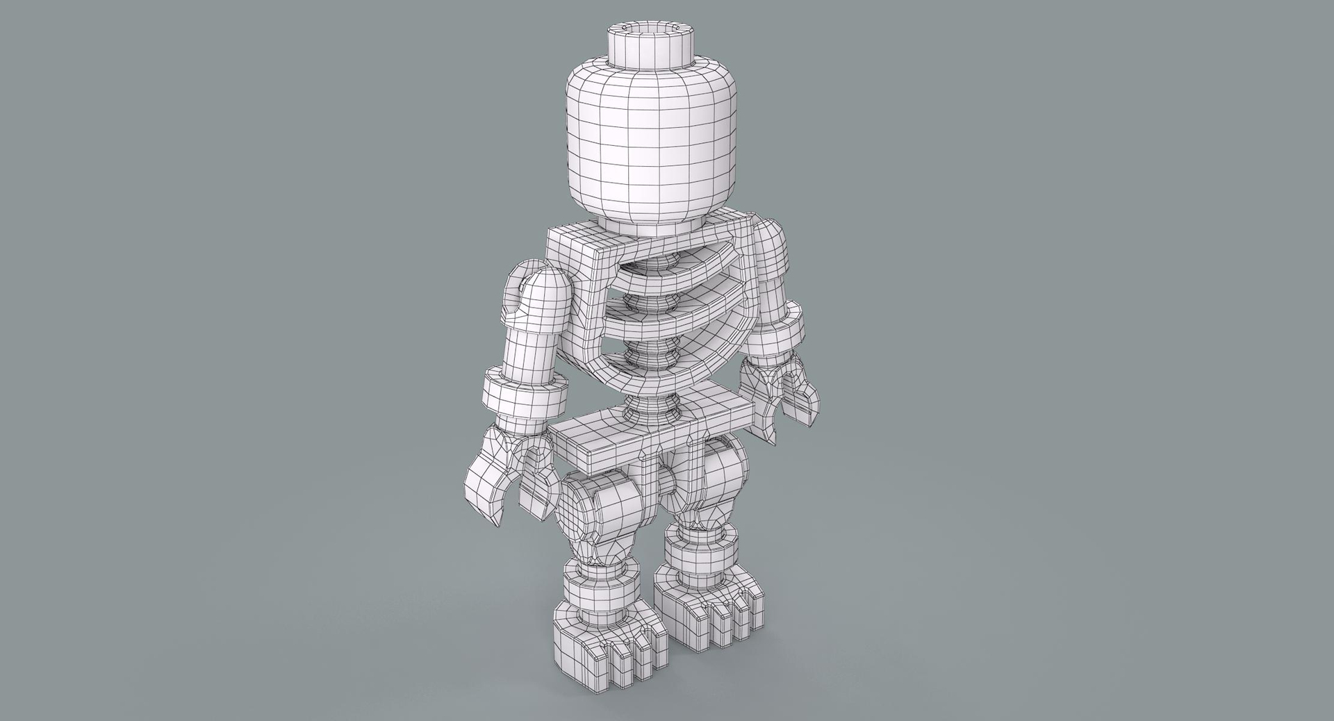 3D original lego skeleton minifigure - TurboSquid 1280127