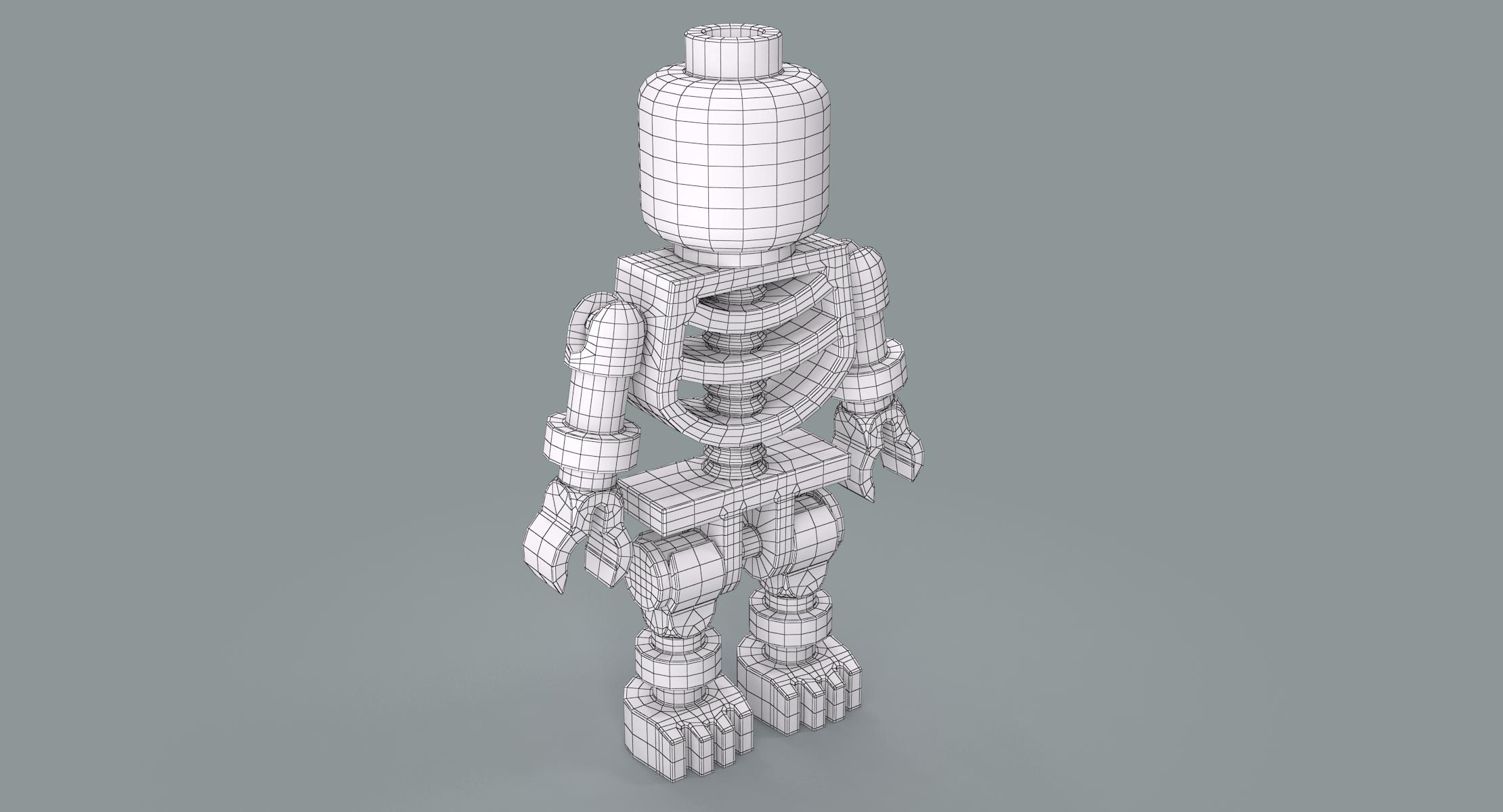 3D original lego skeleton minifigure - TurboSquid 1280127