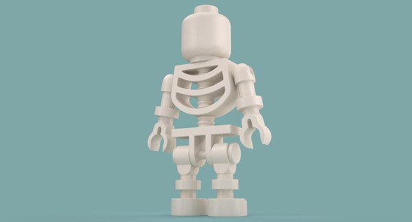 3D original lego skeleton minifigure - TurboSquid 1280127