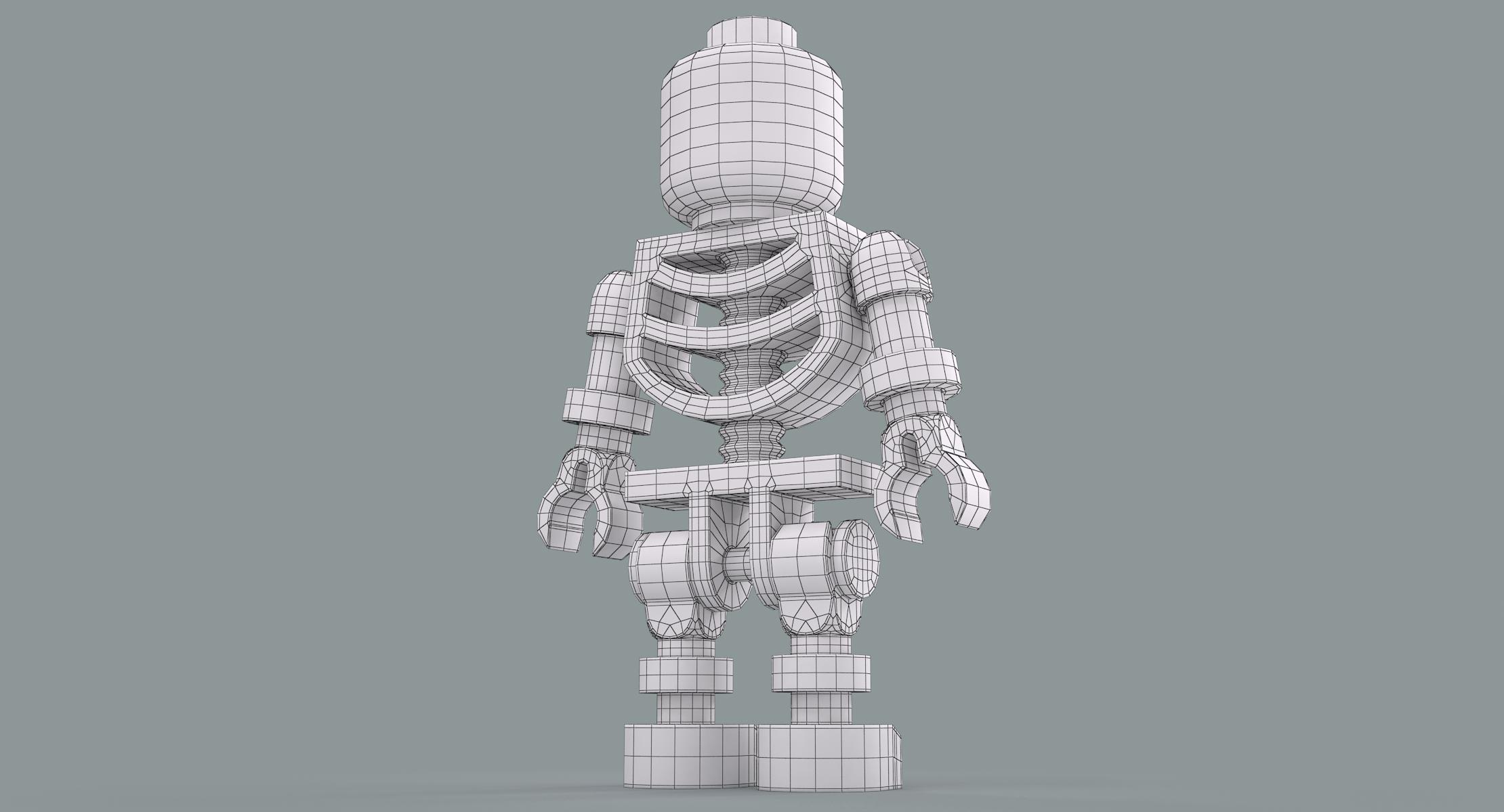 3D original lego skeleton minifigure - TurboSquid 1280127