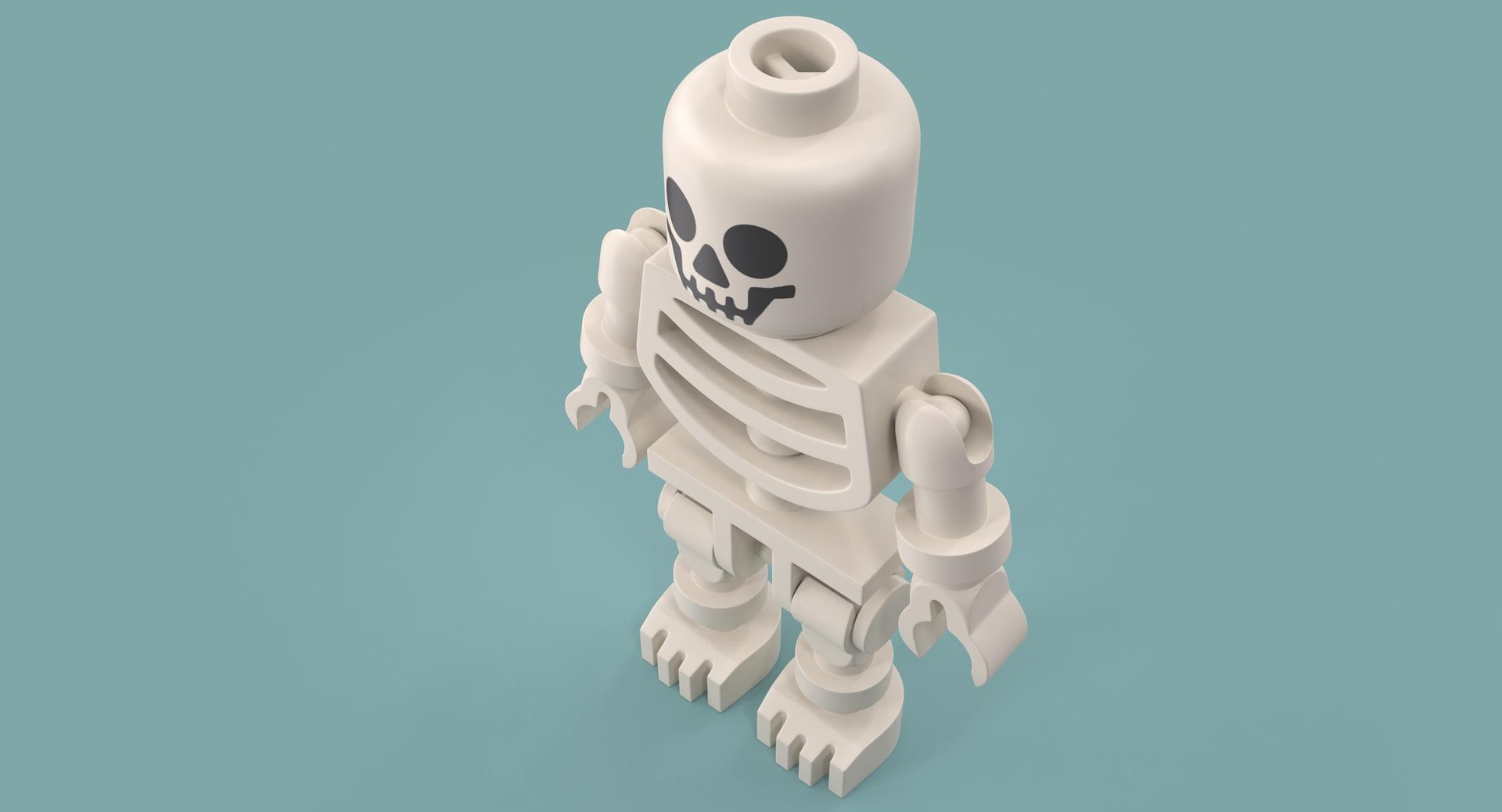 3D original lego skeleton minifigure - TurboSquid 1280127