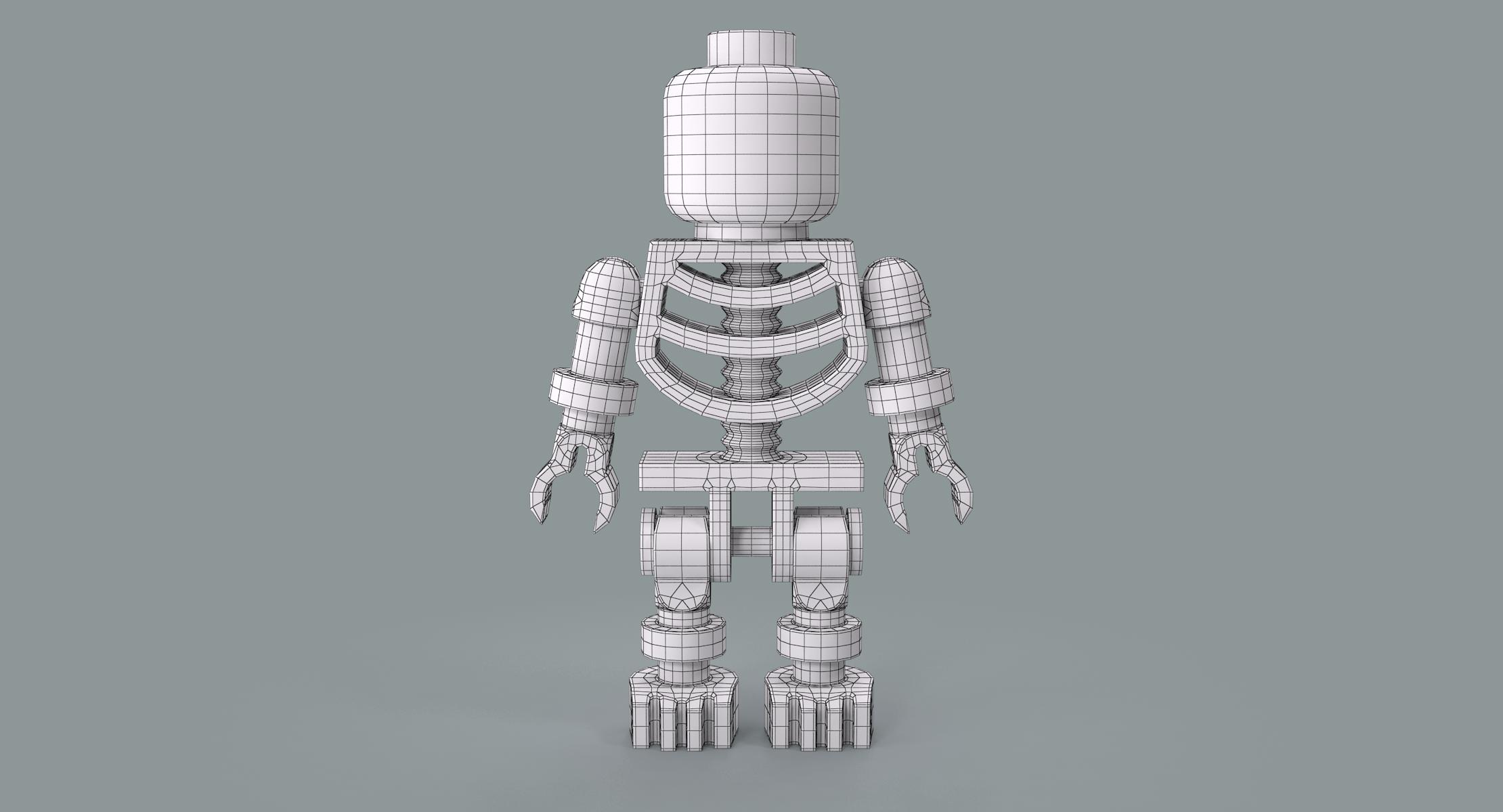 3D original lego skeleton minifigure - TurboSquid 1280127