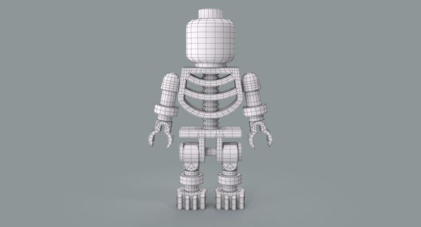 3D original lego skeleton minifigure - TurboSquid 1280127