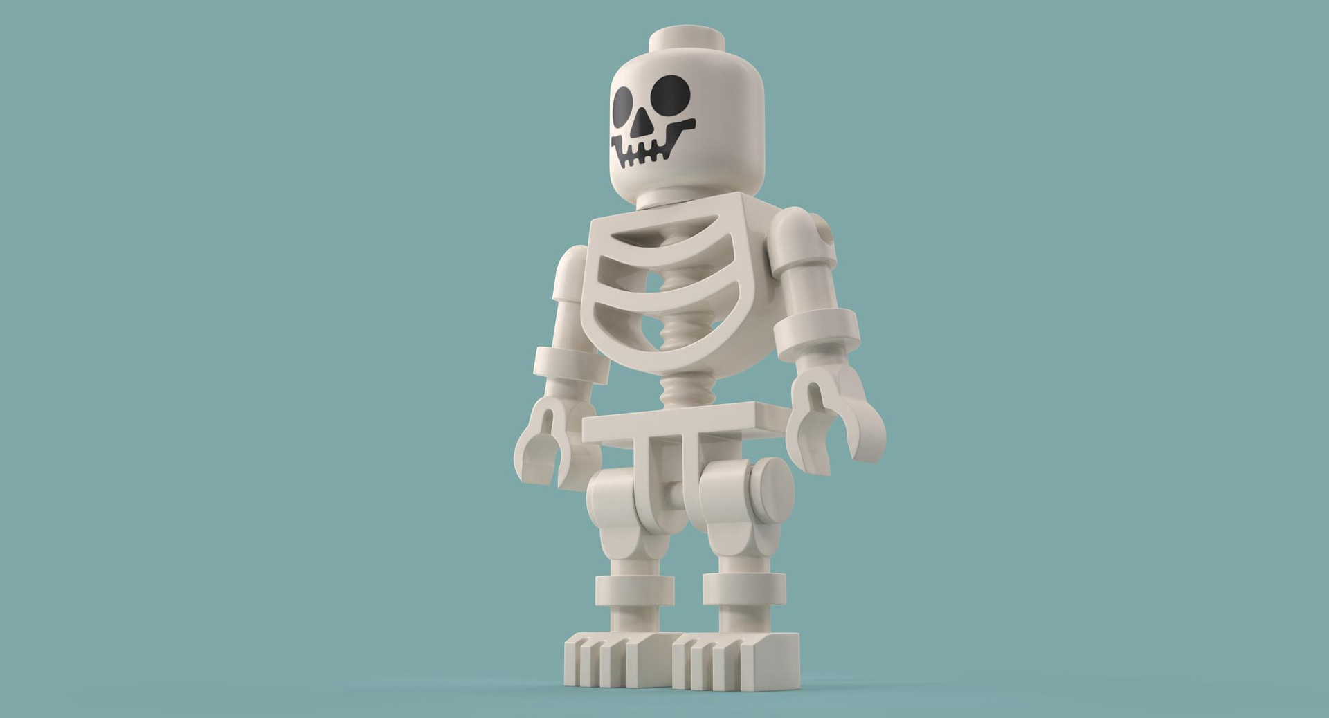 3D original lego skeleton minifigure - TurboSquid 1280127
