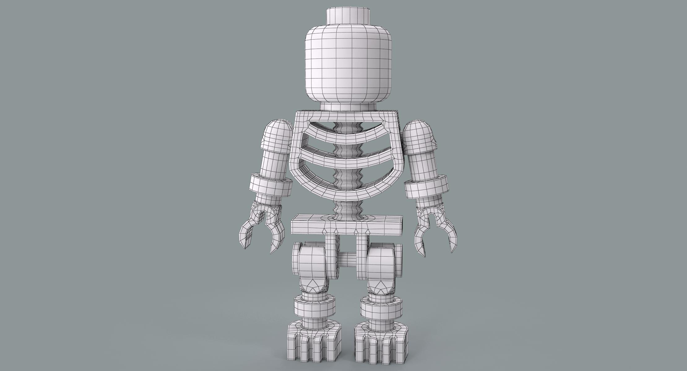 3D original lego skeleton minifigure - TurboSquid 1280127