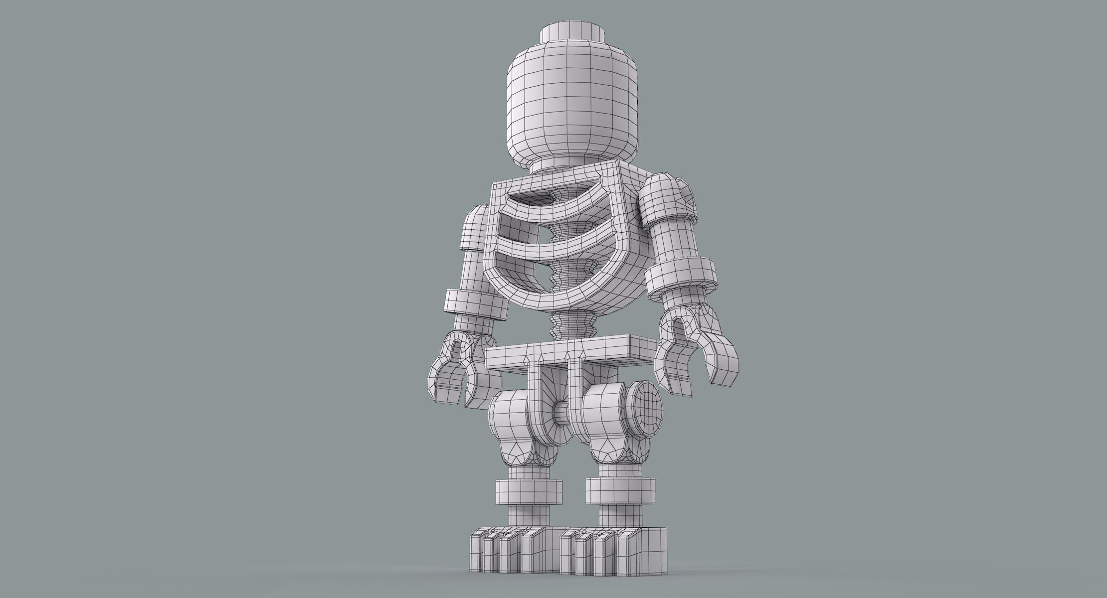 3D original lego skeleton minifigure - TurboSquid 1280127