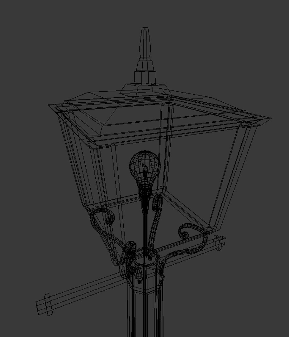 Lamp post model - TurboSquid 1352822