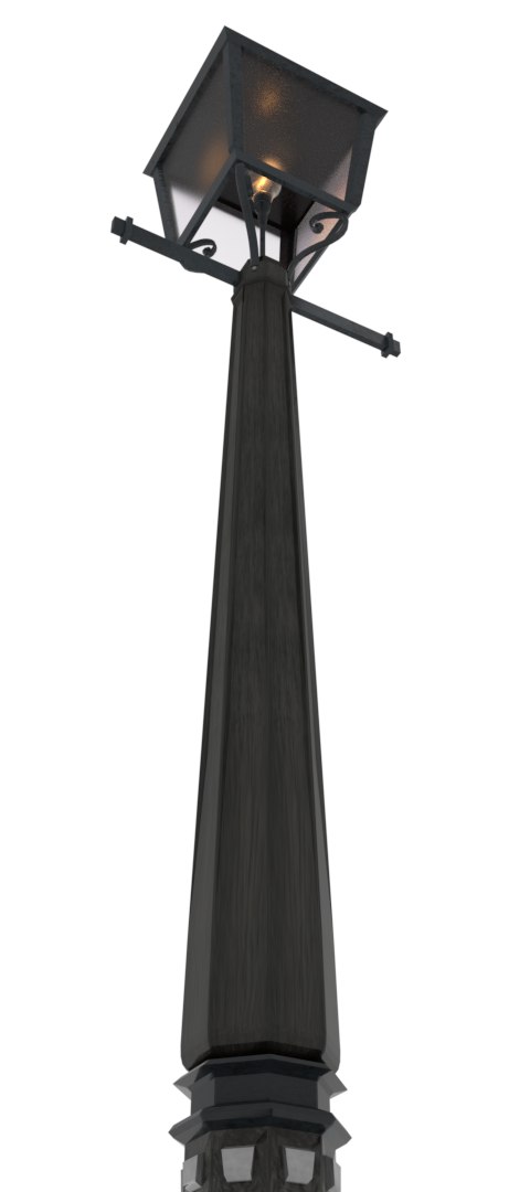 Lamp post model - TurboSquid 1352822