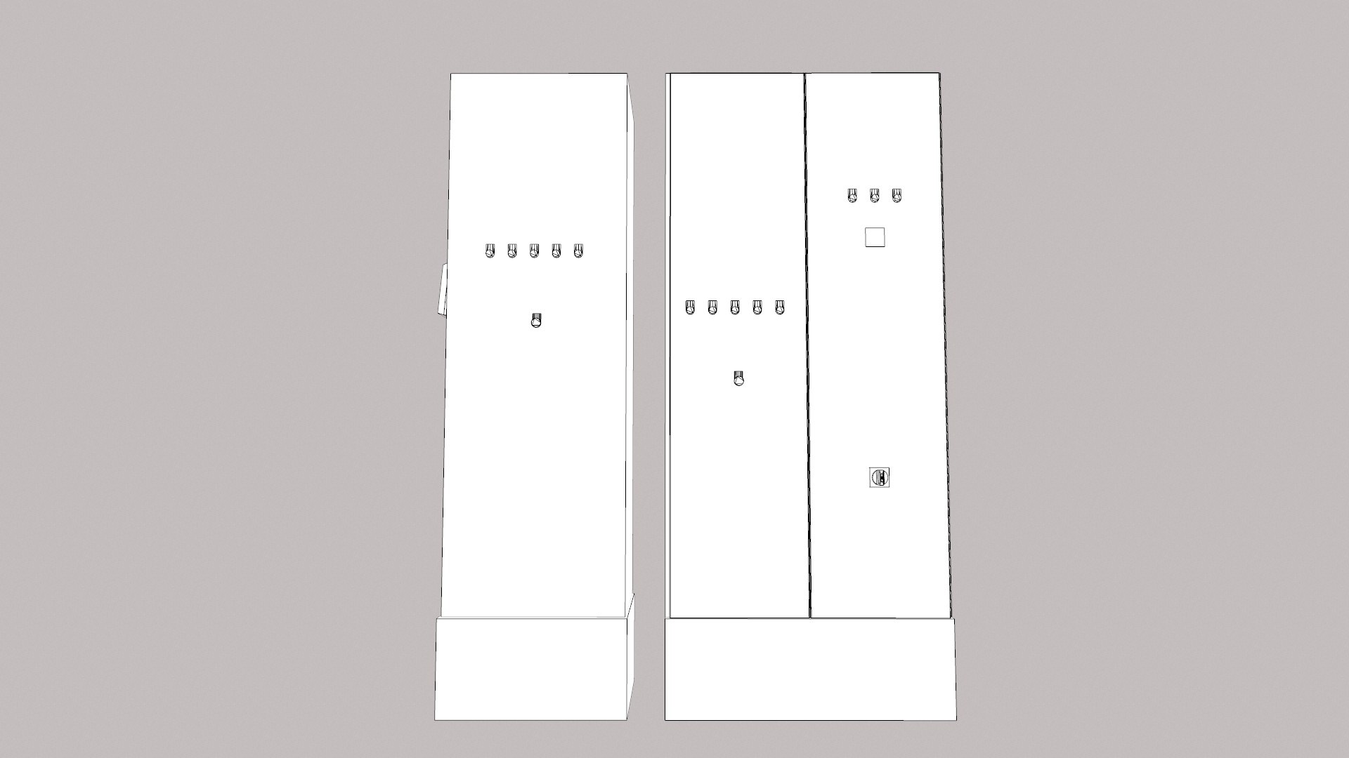 3D Electrical Panel Model - TurboSquid 2342634