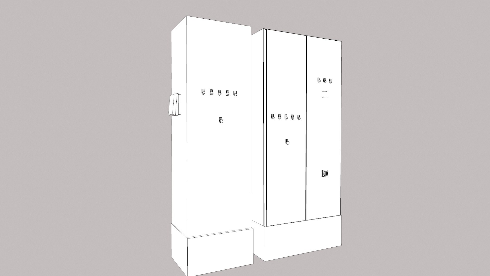 3D Electrical Panel Model - TurboSquid 2342634