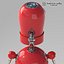 3d Red Robot