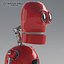3d Red Robot