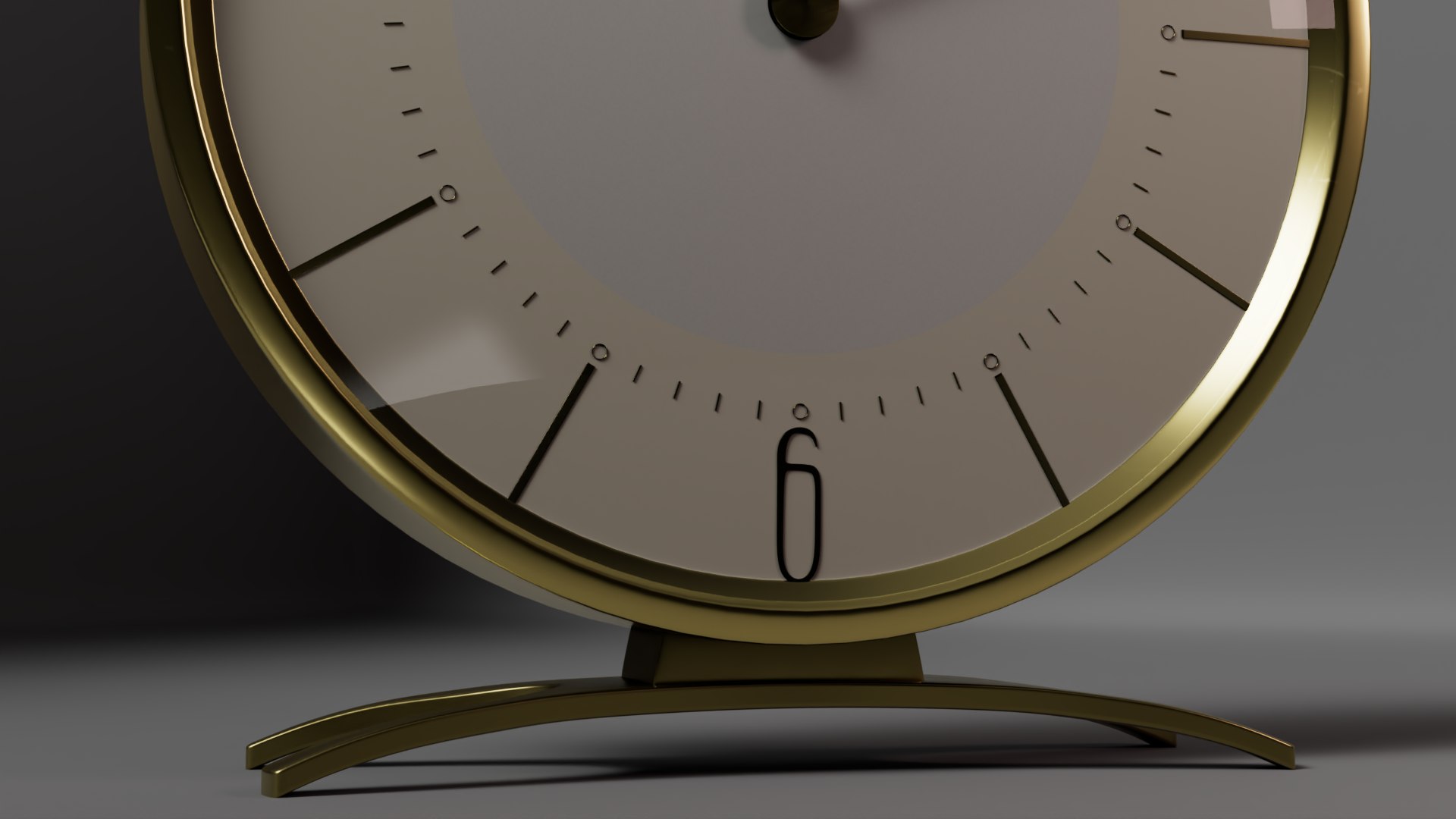 Vintage Table Clock 3D model - TurboSquid 2081203