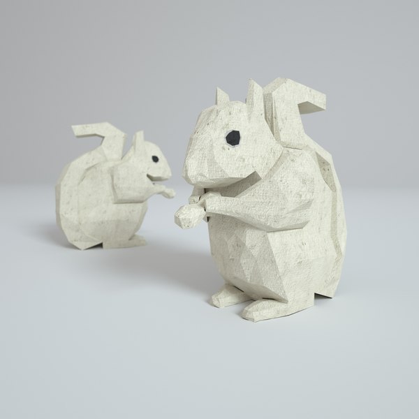 Animal Origami 3D Models for Download | TurboSquid