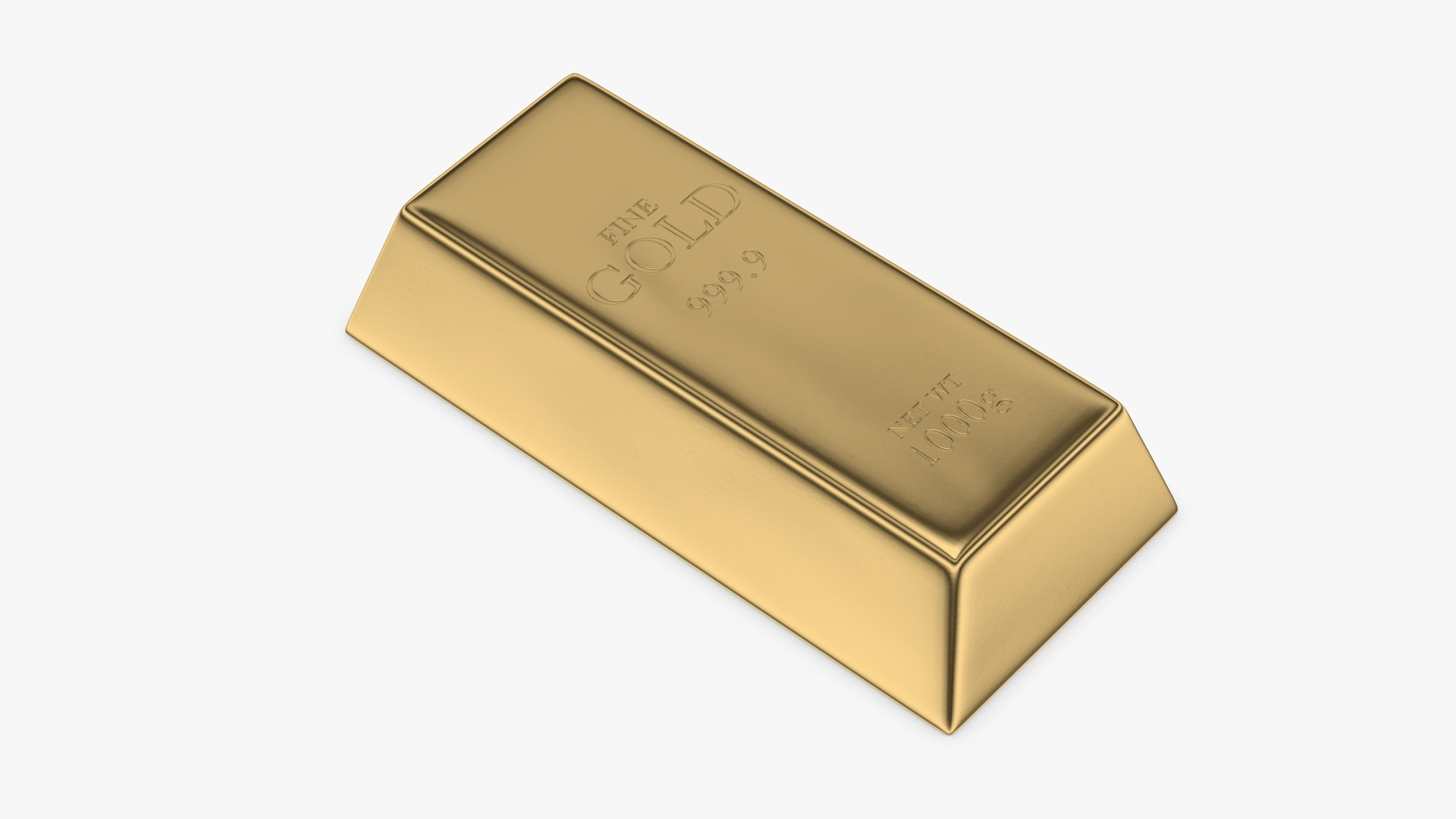 Gold Bar 3D - TurboSquid 1886557