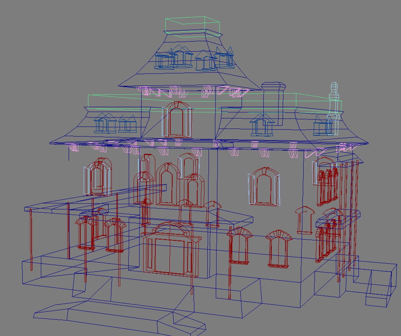 phantom haunted house 3d max