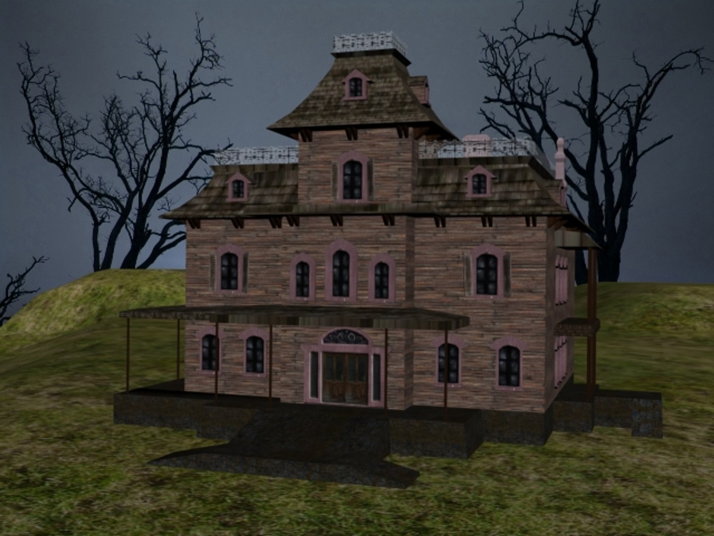 phantom haunted house 3d max