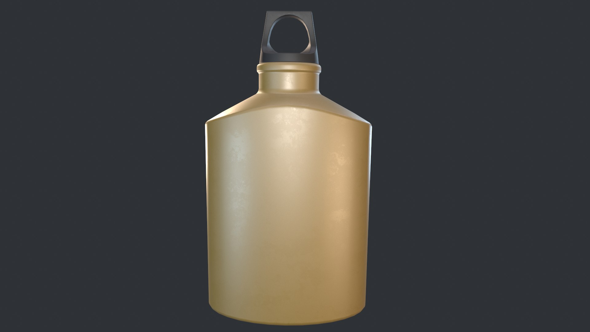 Flask Canister Brown 3D Model - TurboSquid 2327833