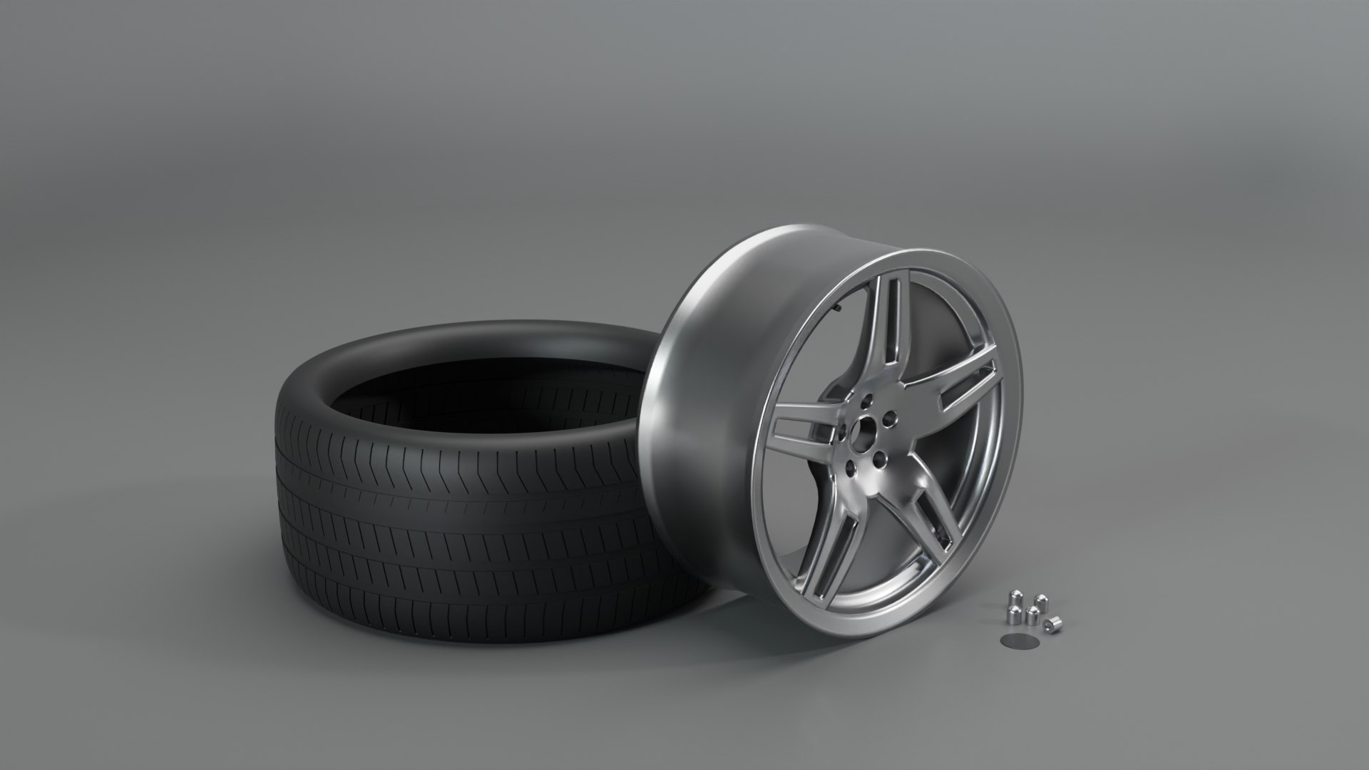 Free Realistic Car Wheel 3D Model - TurboSquid 2281187
