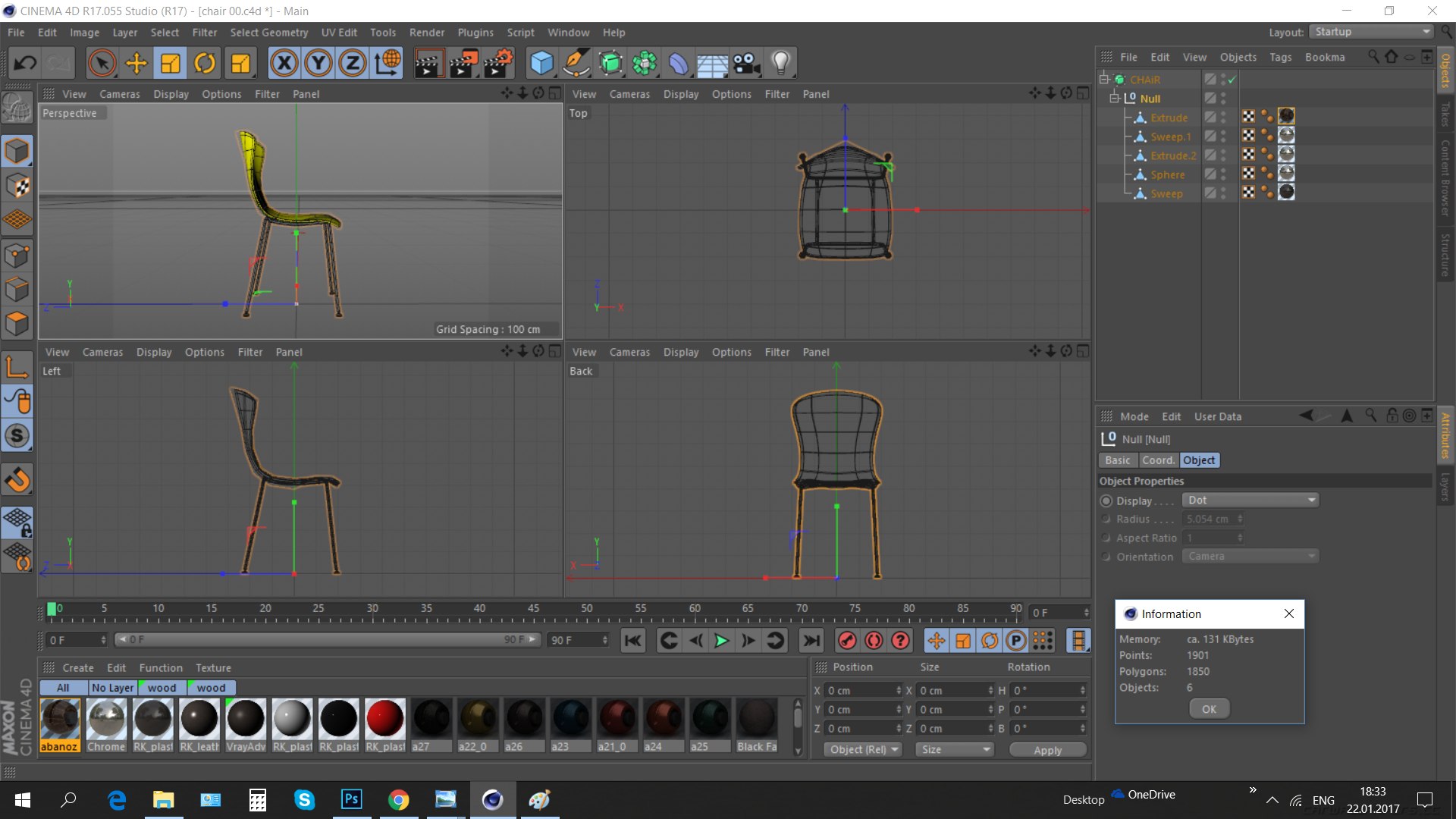 chair c4d
