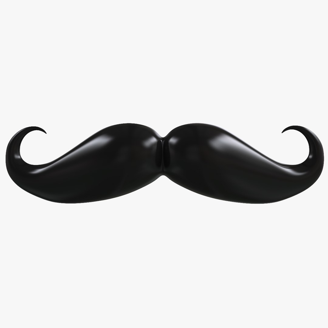 3d Model Mustache Print