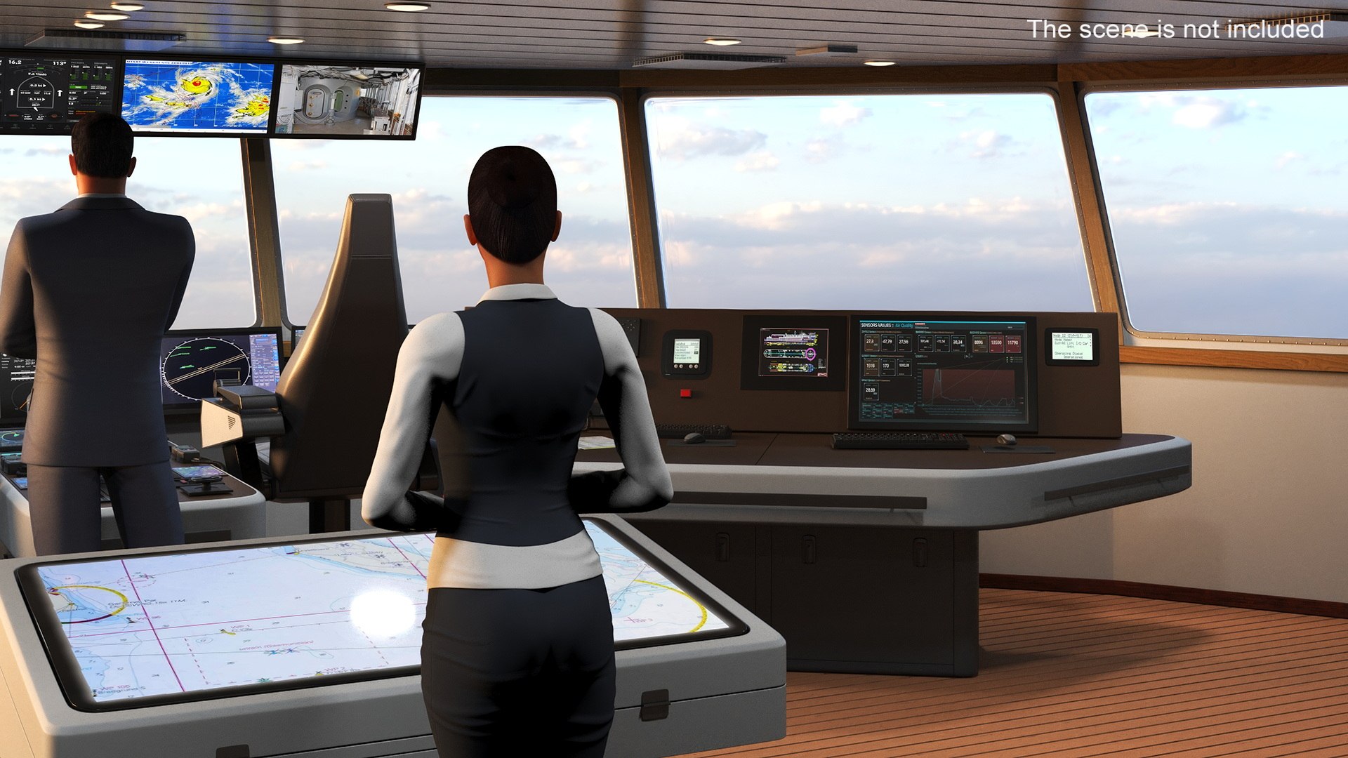 3D Ship Bridge Control Room - TurboSquid 2230669