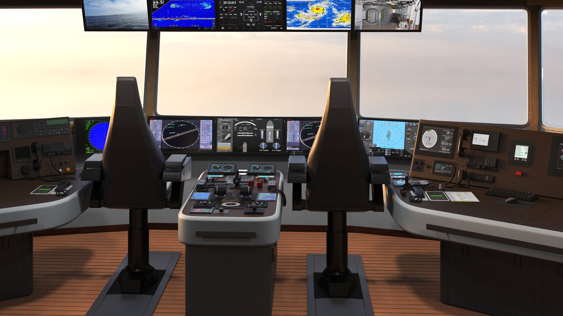 3D Ship Bridge Control Room - TurboSquid 2230669