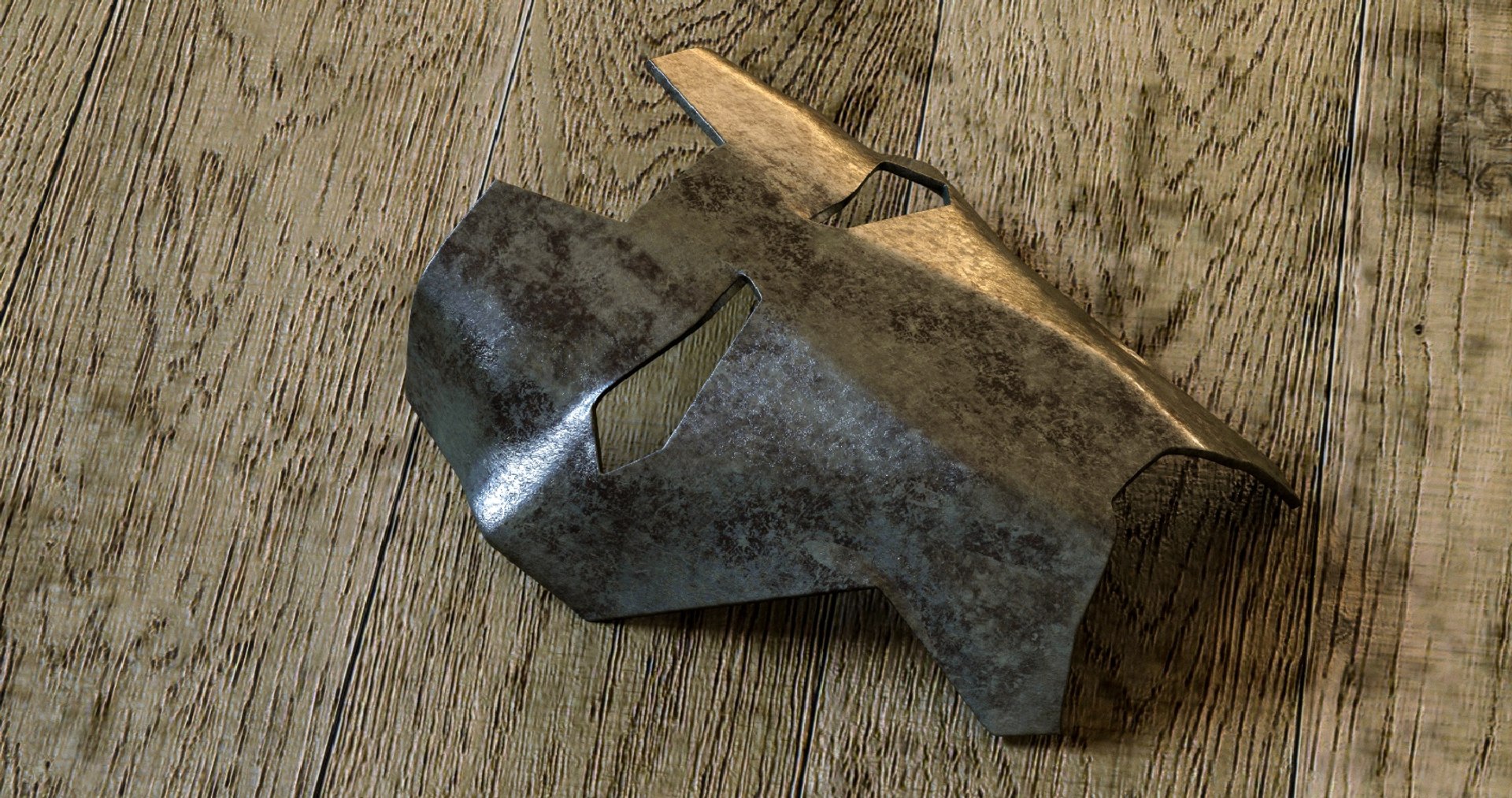 3D Realistic Iron Mask Model - TurboSquid 1549044