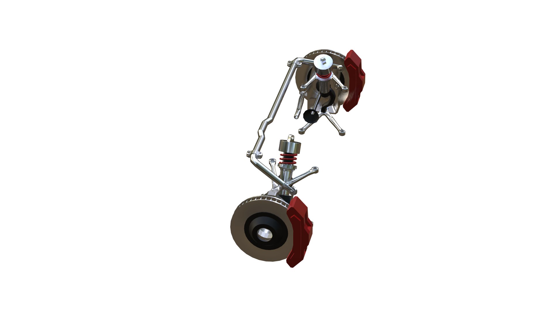 Suspension system model - TurboSquid 2103720