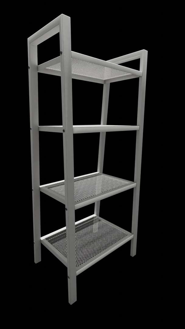 Free 3D Scandinavian Shelf Rack - TurboSquid 2157768