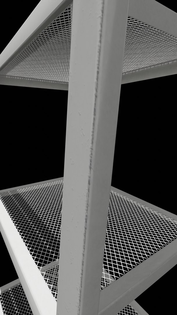 Free 3D Scandinavian Shelf Rack - TurboSquid 2157768