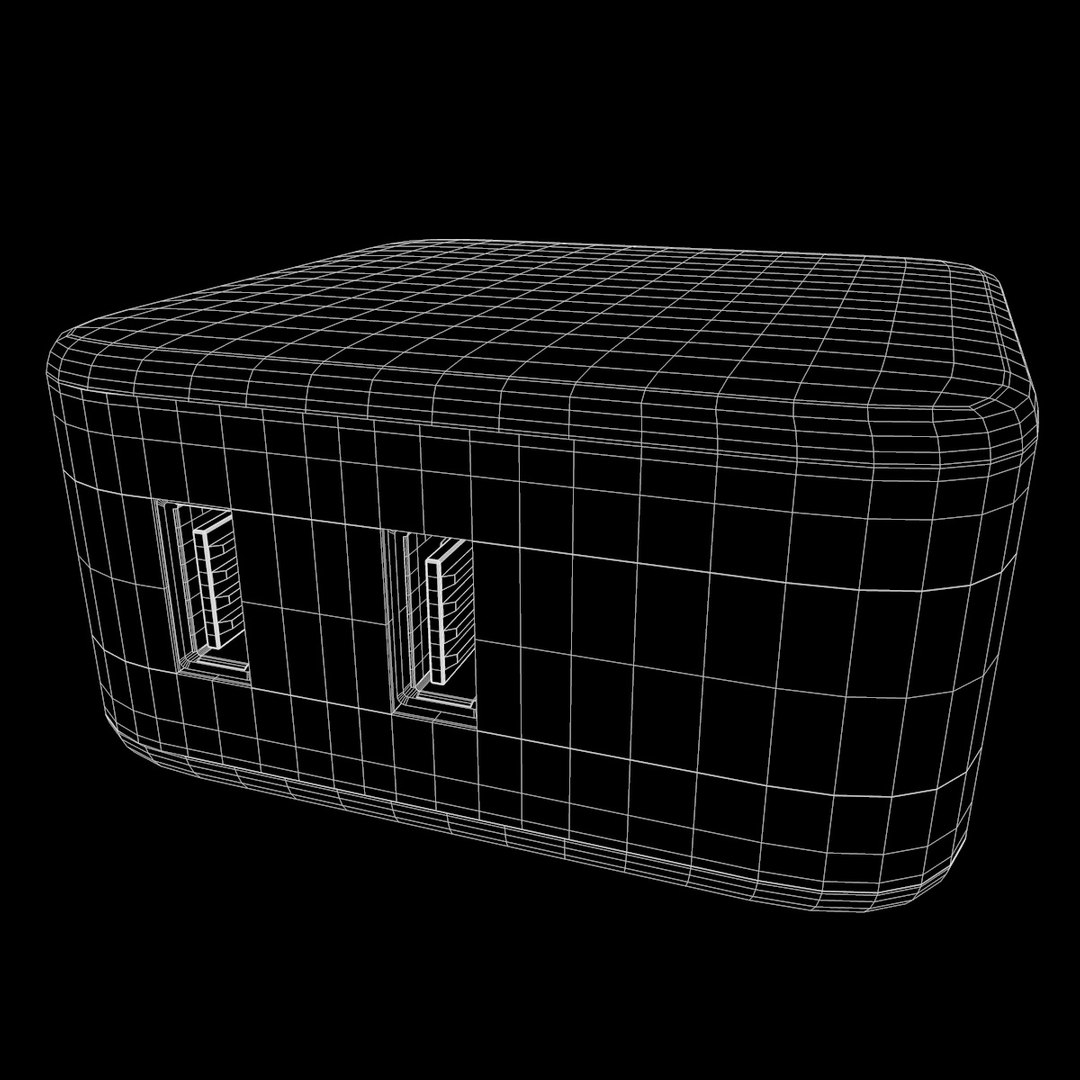 3d Model Outlet Usb Charger